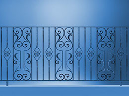 Bespoke Wrought Iron Railings in Fabricated & Installed in East Sussex