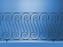 Bespoke Wrought Iron Railings in Fabricated & Installed in East Sussex